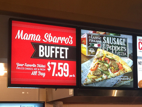 Interior Menu Boards | National Sign Systems